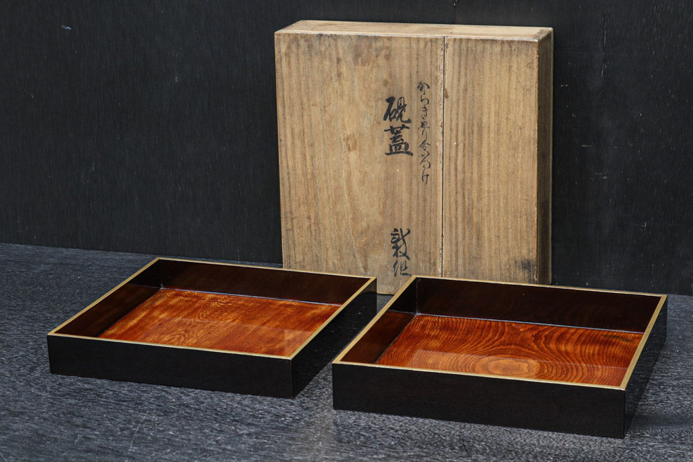 安永7年!! 素晴らしい艶やかさを纏った硯蓋（共箱付き） DC6516 – 古福庵 [ KOFUKUAN ] オンラインストア